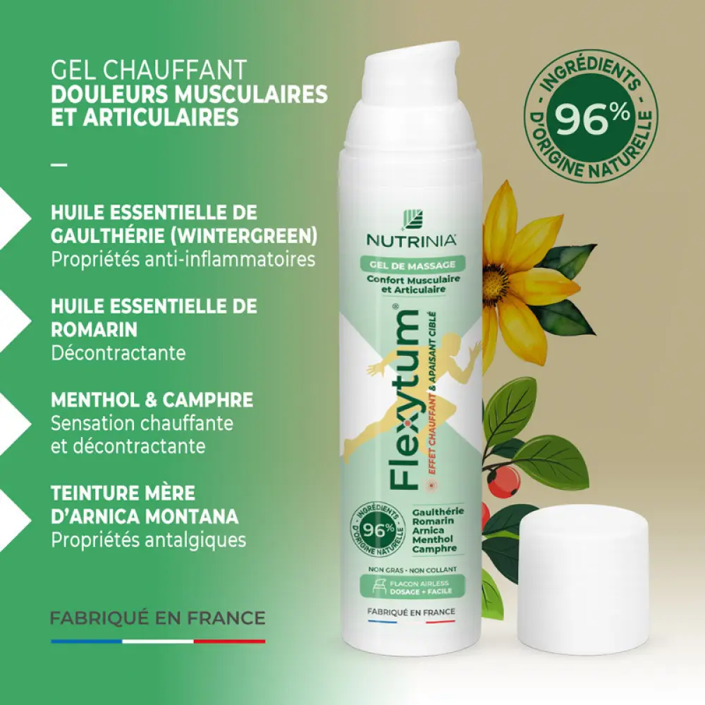 Flexytum Gel 100 ml - Muscles et Articulations - Gaulthérie Arnica ...